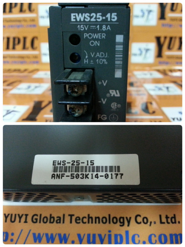 NEMIC-LAMBDA POWER SUPPLY EWS25-15 - PLC DCS SERVO Control MOTOR POWER SUPPLY IPC ROBOT